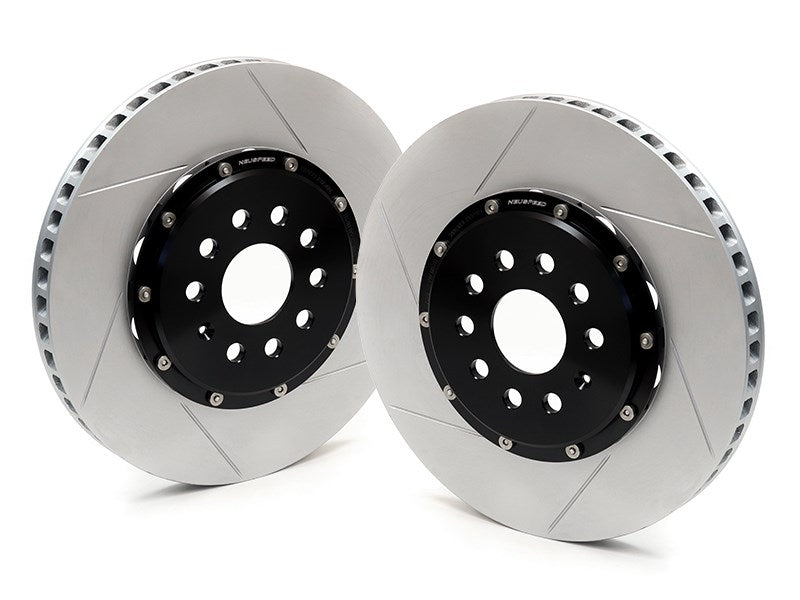 2-Piece Floating Brake Rotors | Front 340mm Slotted • MQB – NEUSPEED